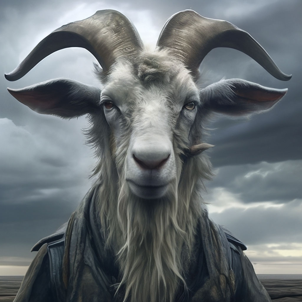 Fresh Goat From The Nose Of Hyperrealism — Image Created In Shedevrum 4514