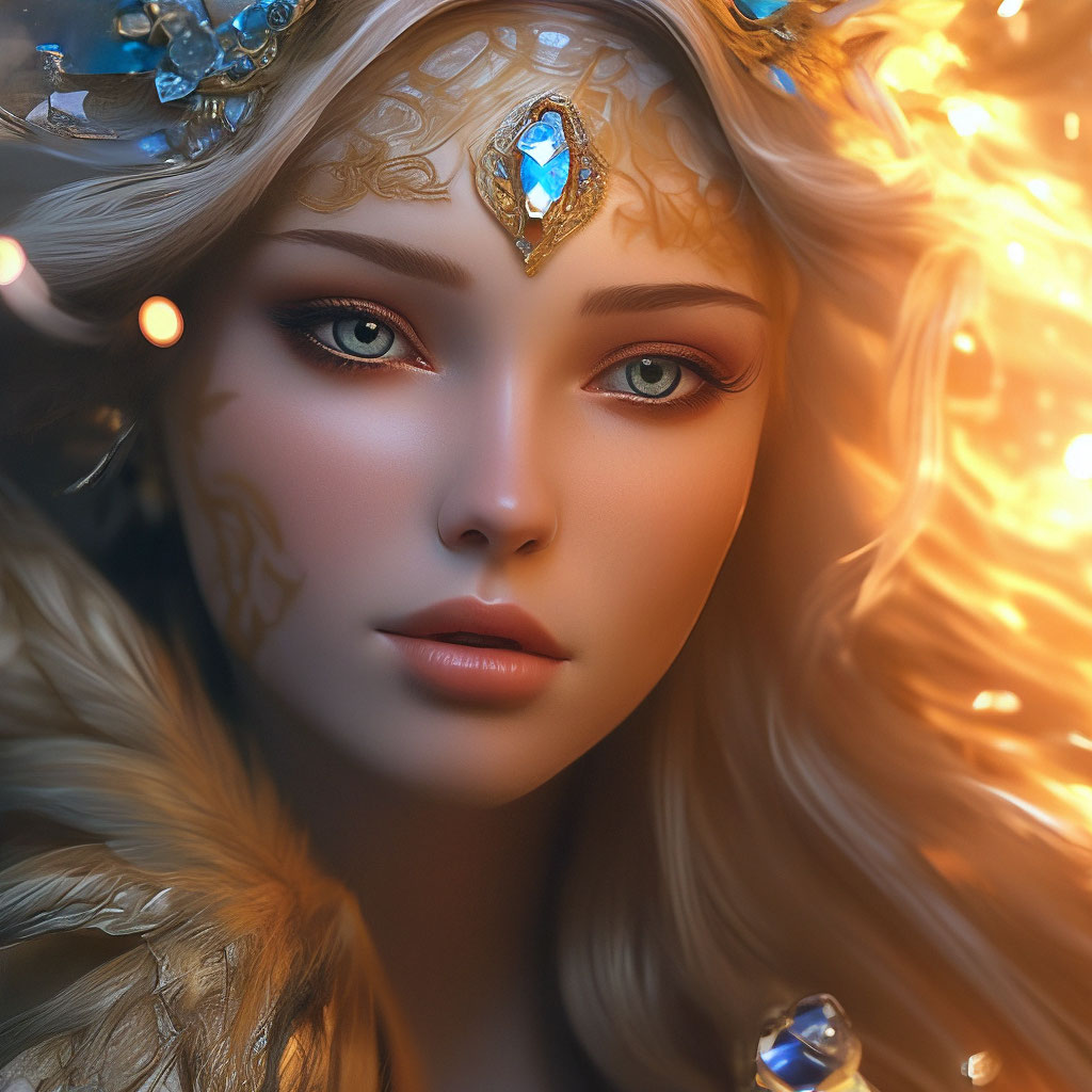 "Super beautiful Russian phoenix girl, hyperrealistic, 32k, high ...