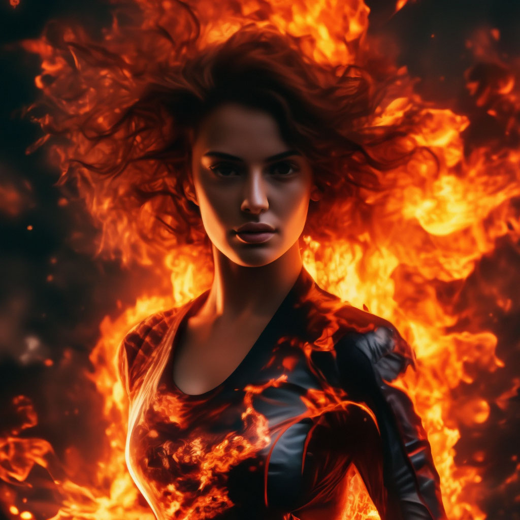 "The whole feeling is back on fire" — image created in Shedevrum