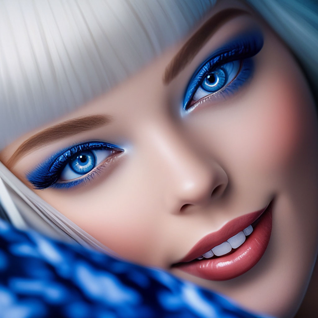 "Fashion magazine cover close-up, the girl is very beautiful, wide-open ...