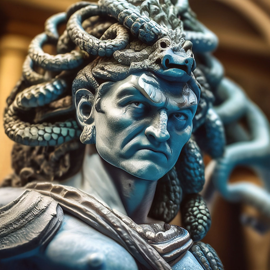 "Male Gorgon Medusa (more precisely, Medusa, etc.-Greek. ΜέΔουσα ...