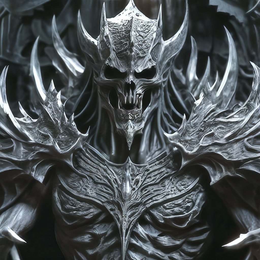 "Lord of darkness, hell, fangs, necromancer detailed clear" — image ...