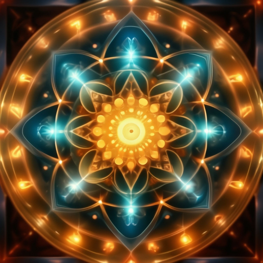 "Mandala of mind and willpower high Frequency Powerful Bright" — image ...