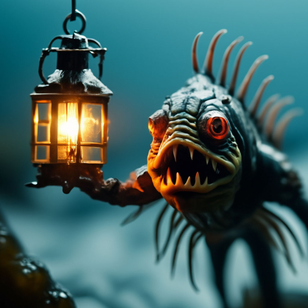 "Tg: dearpsy - memes of psychology fish angler zombie with a lantern in ...