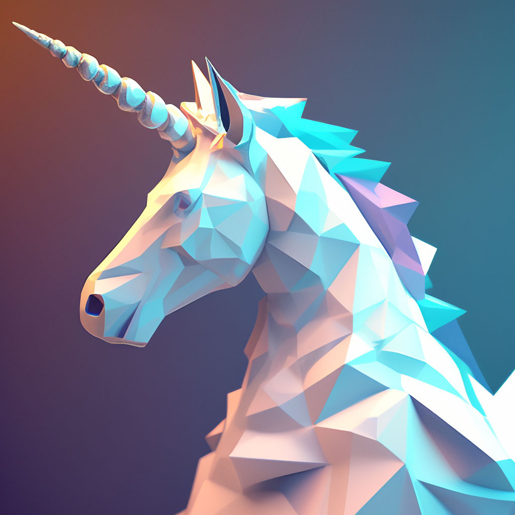 "Male unicorn" — image created in Shedevrum