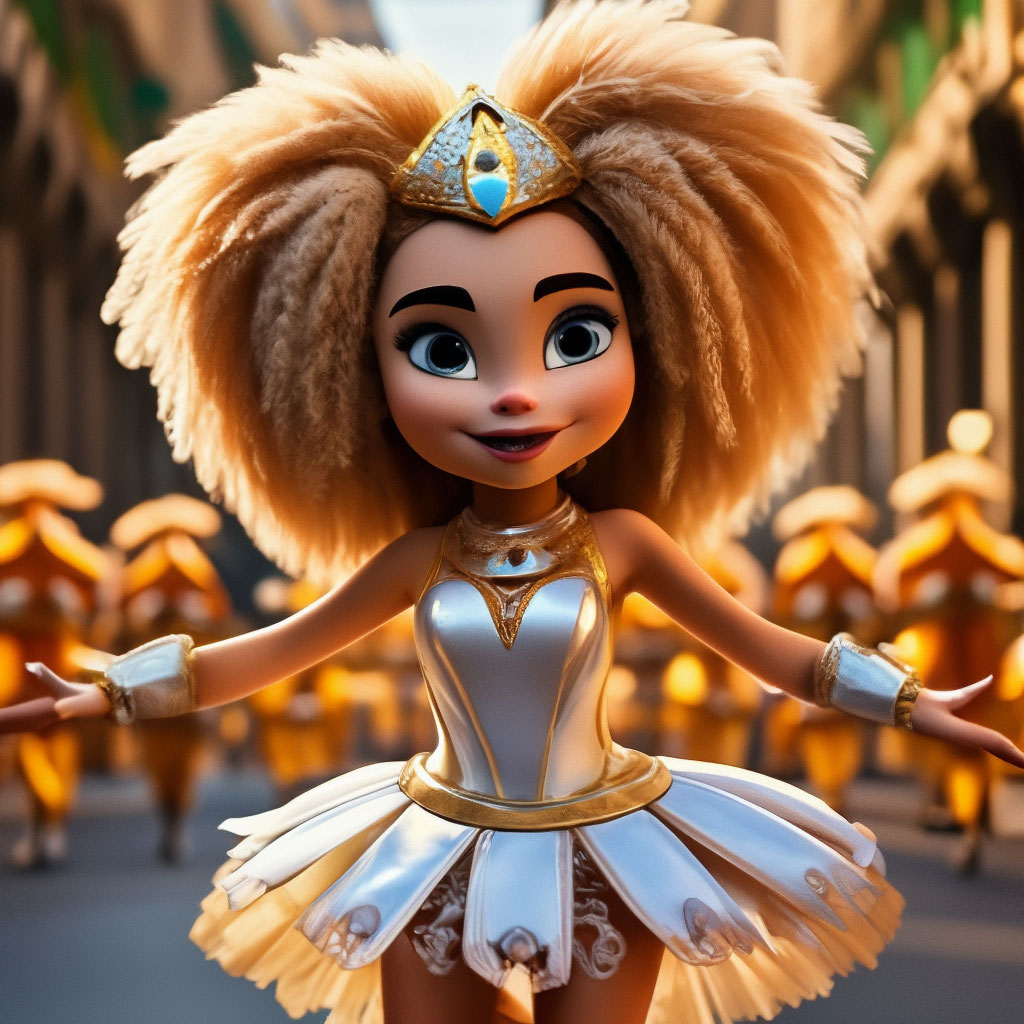 "Rio de Janeiro Rose from Multic Barboskins Festive Carnival Costumes ...