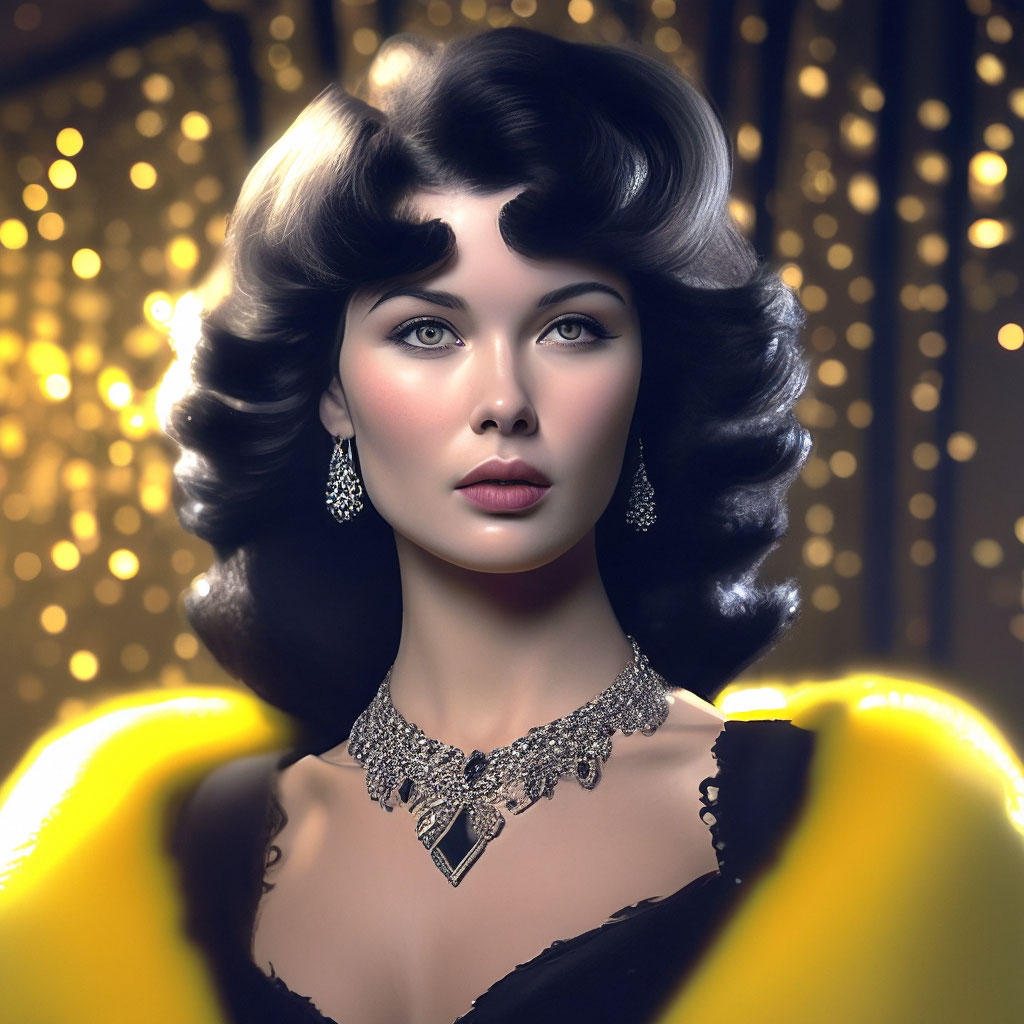 "A very beautiful girl in the style of Scarlett Ohara (Vivien Leigh ...