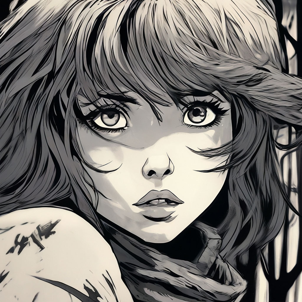 "Captivating detailed eyes, detailed girl's face, ashen hair, lumen ...