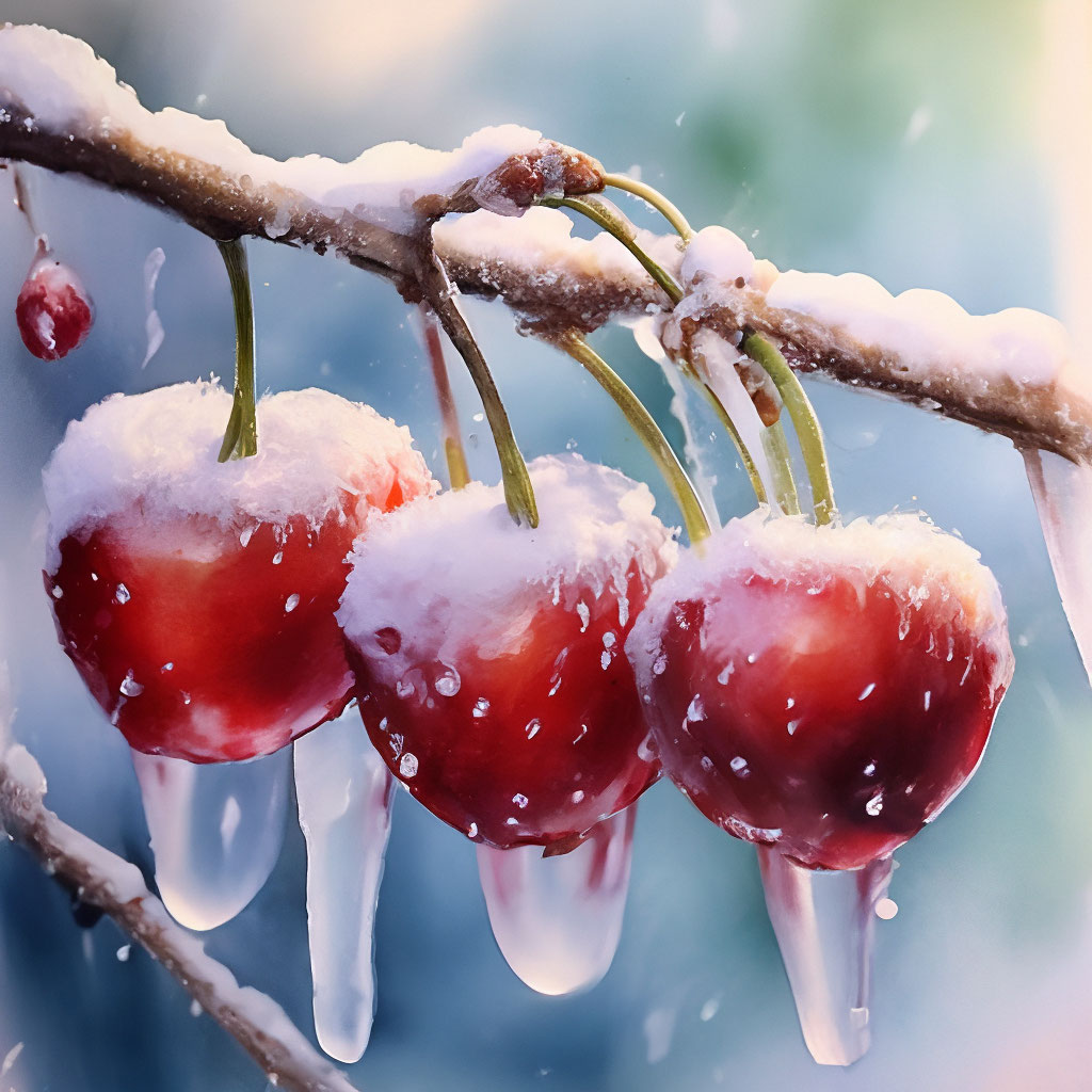 "Delicate watercolor, hyperrealism, detailed drawing, pastel colors ...