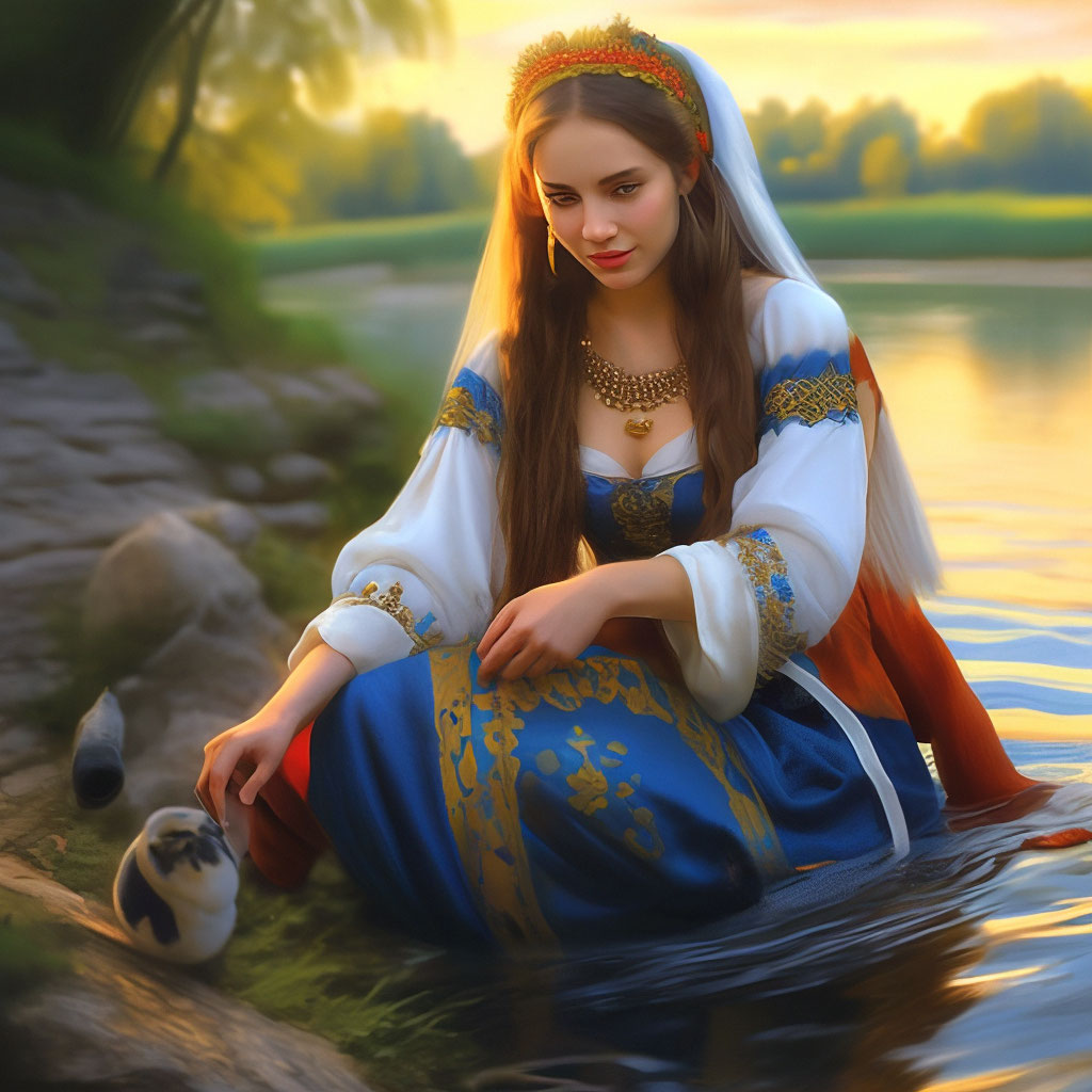 "Photorealism.Bereginya.The Slavs depicted her as women living on the ...