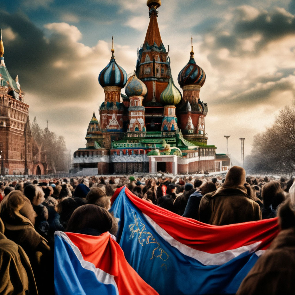 "National Unity Day in Russia" — image created in Shedevrum