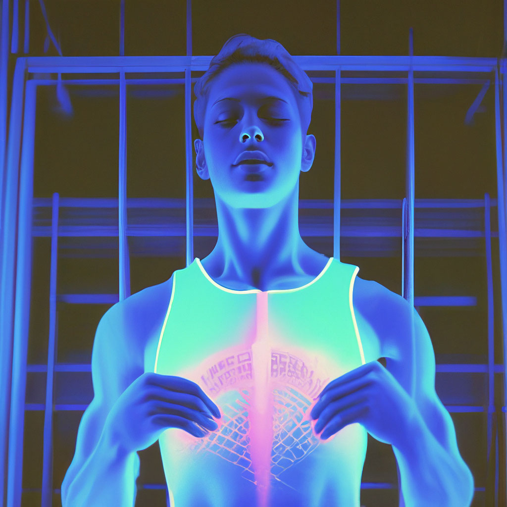 "Cut my chest, I want to breathe" — image created in Shedevrum
