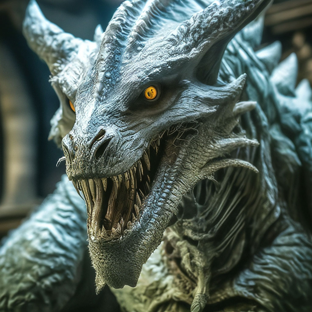 "Eerily beautiful monster, fantasy, full height, aesthetically pleasing ...