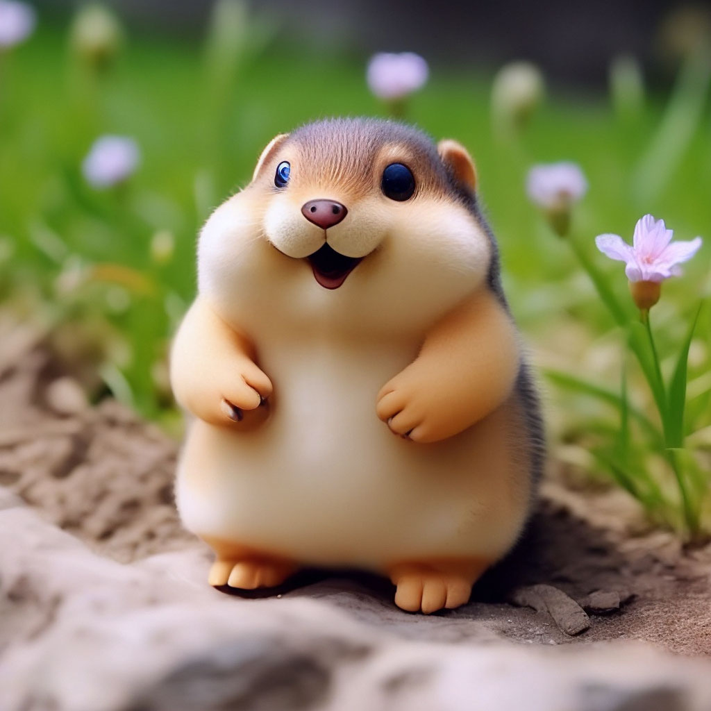 "ZHPCHSHTS Fat fat fluffy cute gopher with short legs 🐾" — image ...