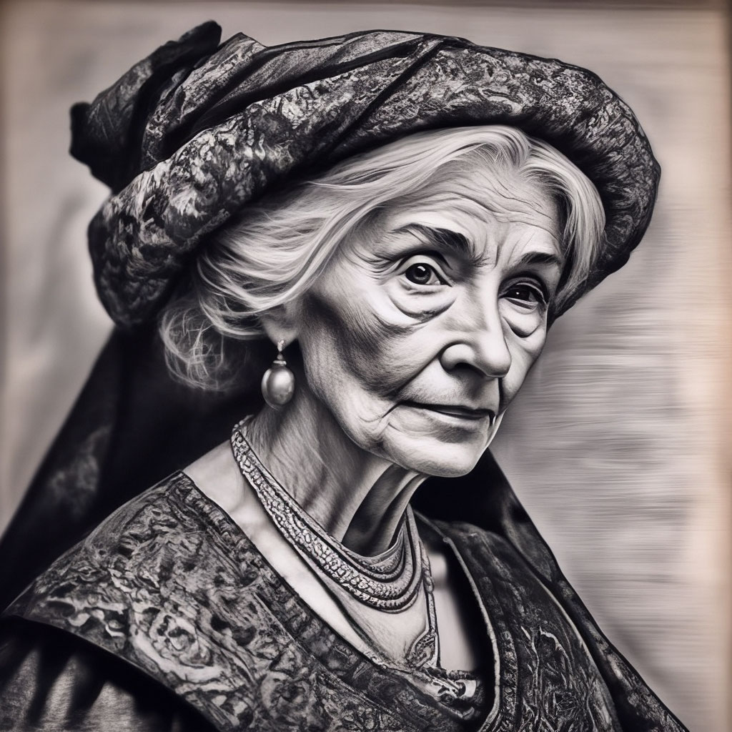 "An elderly rich lady, a Spaniard in the national dress of the Middle ...