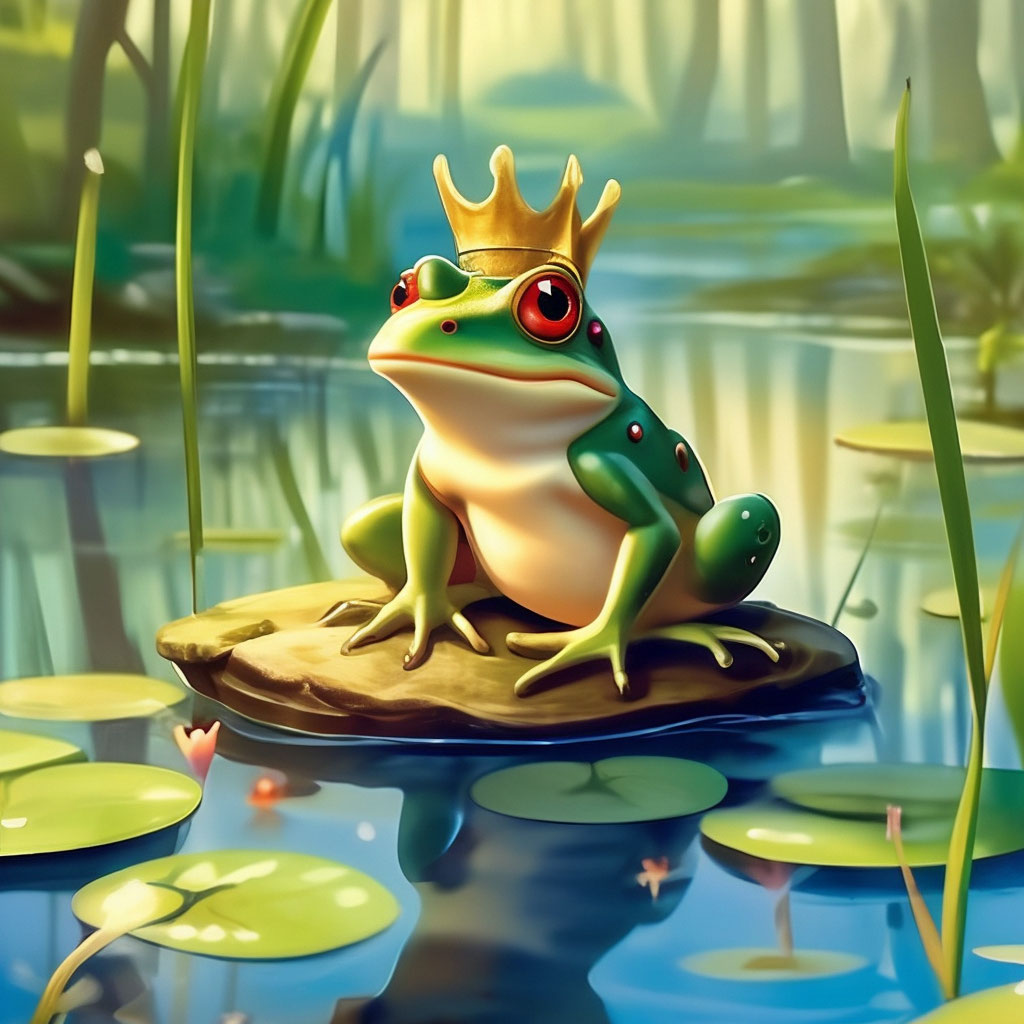 "Fairy tale: The Frog Princess. , beautiful, cartoons, beautiful swamp ...
