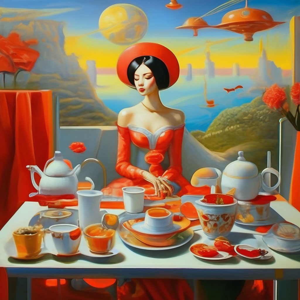 "Surrealism modern good morning, aesthetically pleasing, beautiful ...