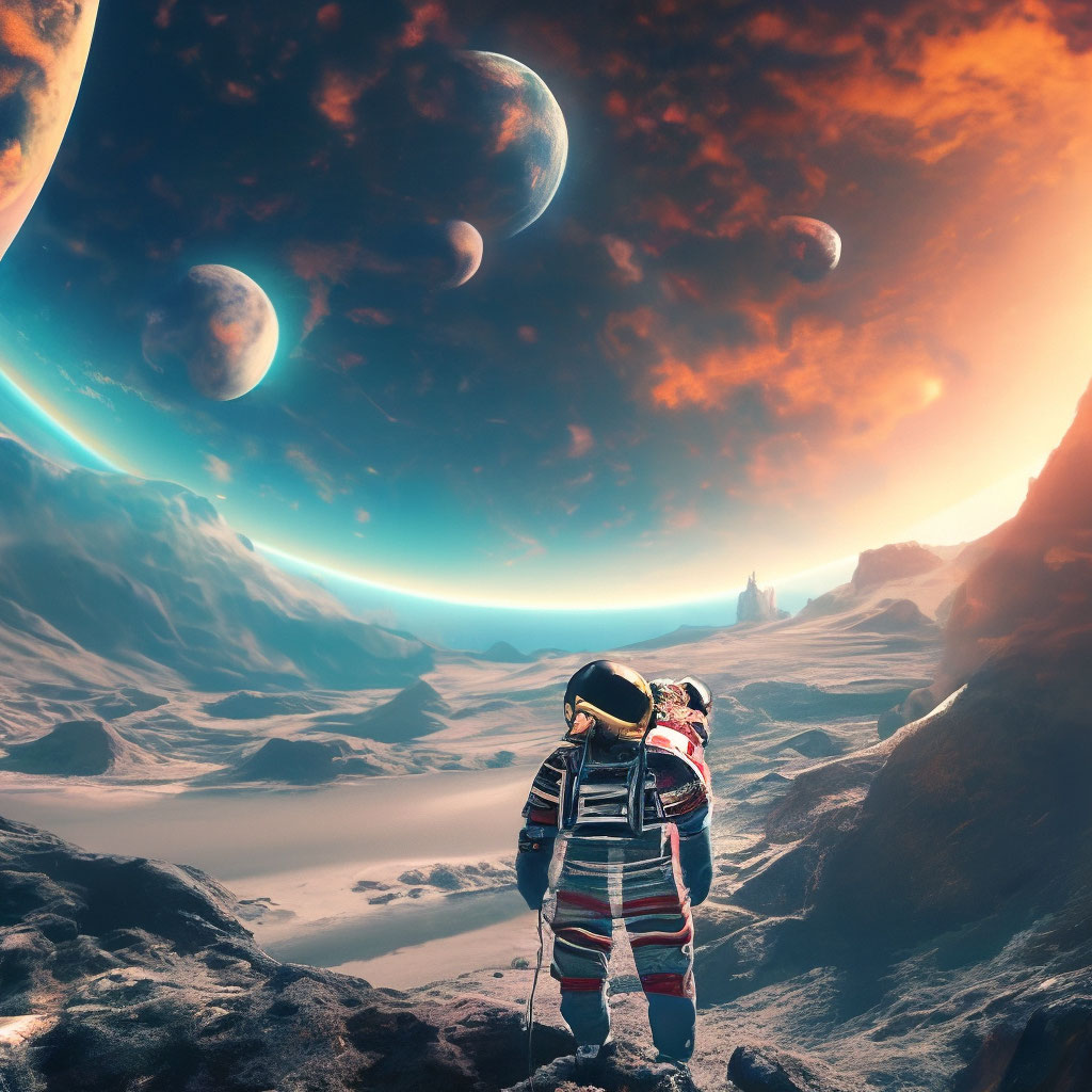 "Space, just space." — image created in Shedevrum