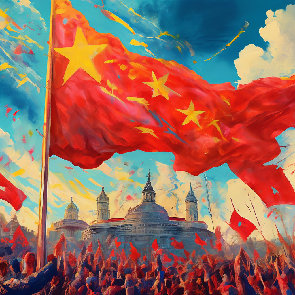 "Socialism banner" — image created in Shedevrum