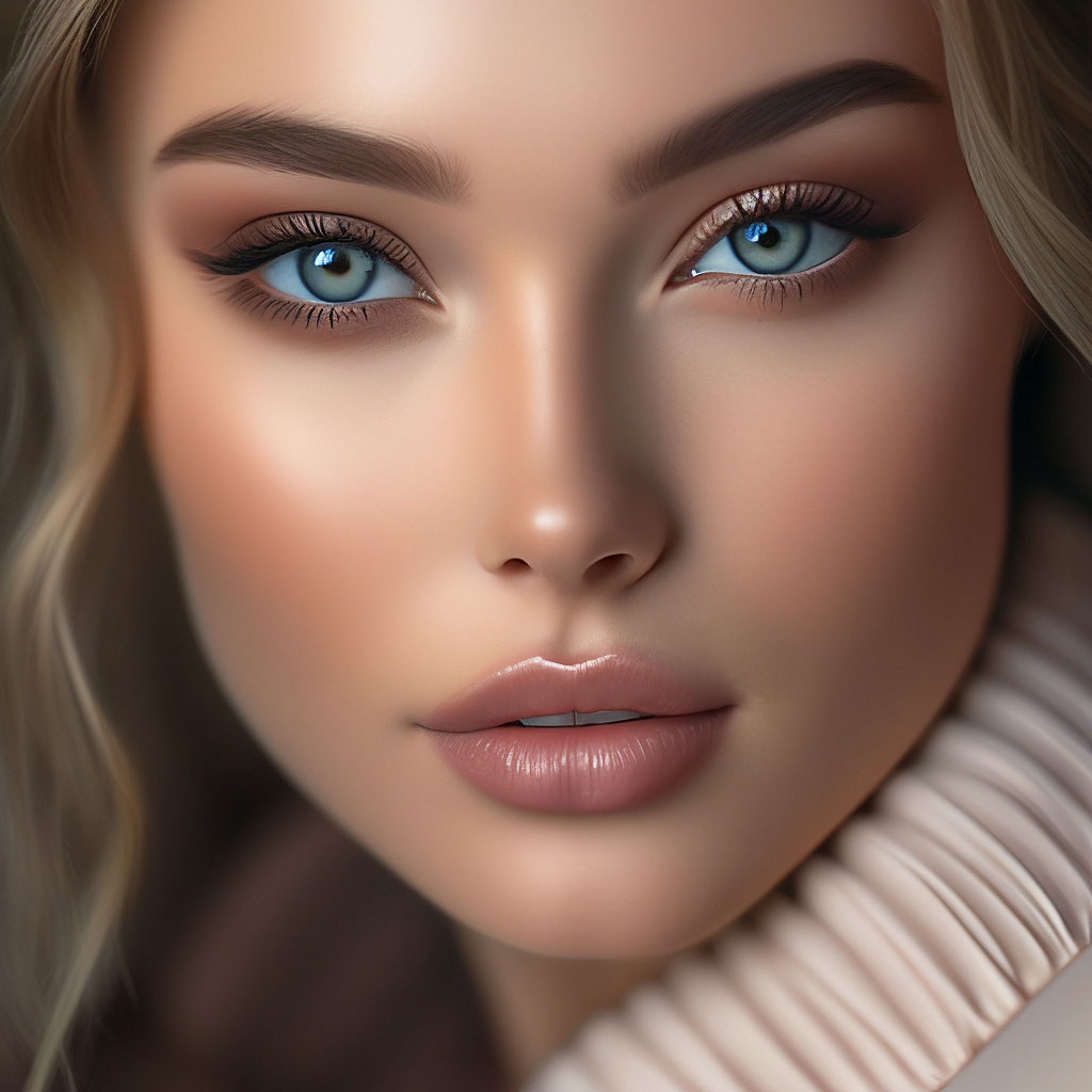 "Milota.eyeliner.romantic makeup.style.a seductive look.22 years old ...