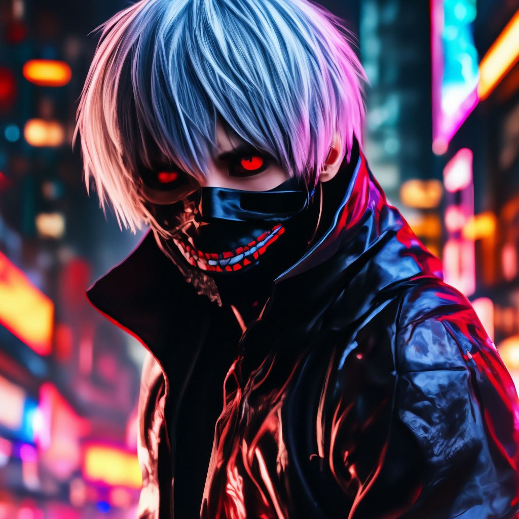 "Tokyo ghoul, beautiful, professional photo, 4k, high resolution, high ...