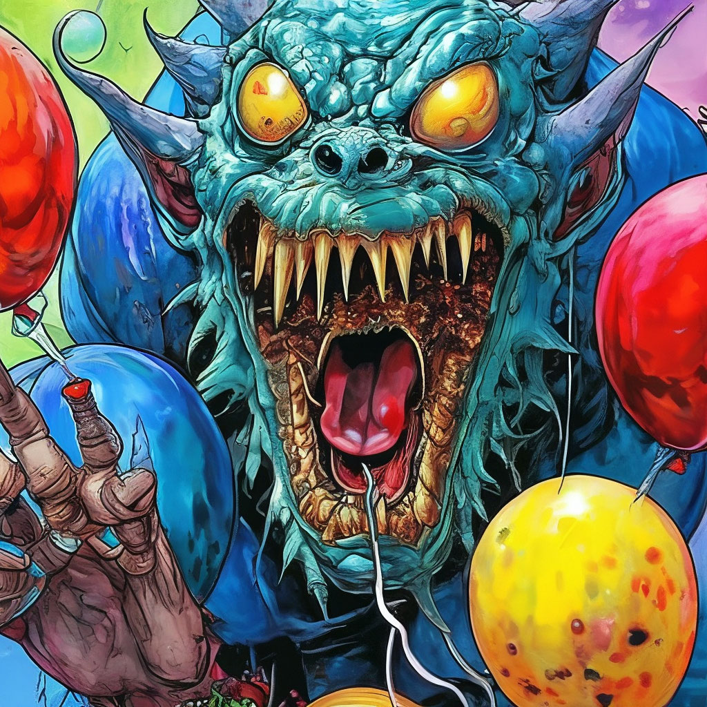 "Attraction Is a Monster of Horror in Color, Swears at a Balloon What ...