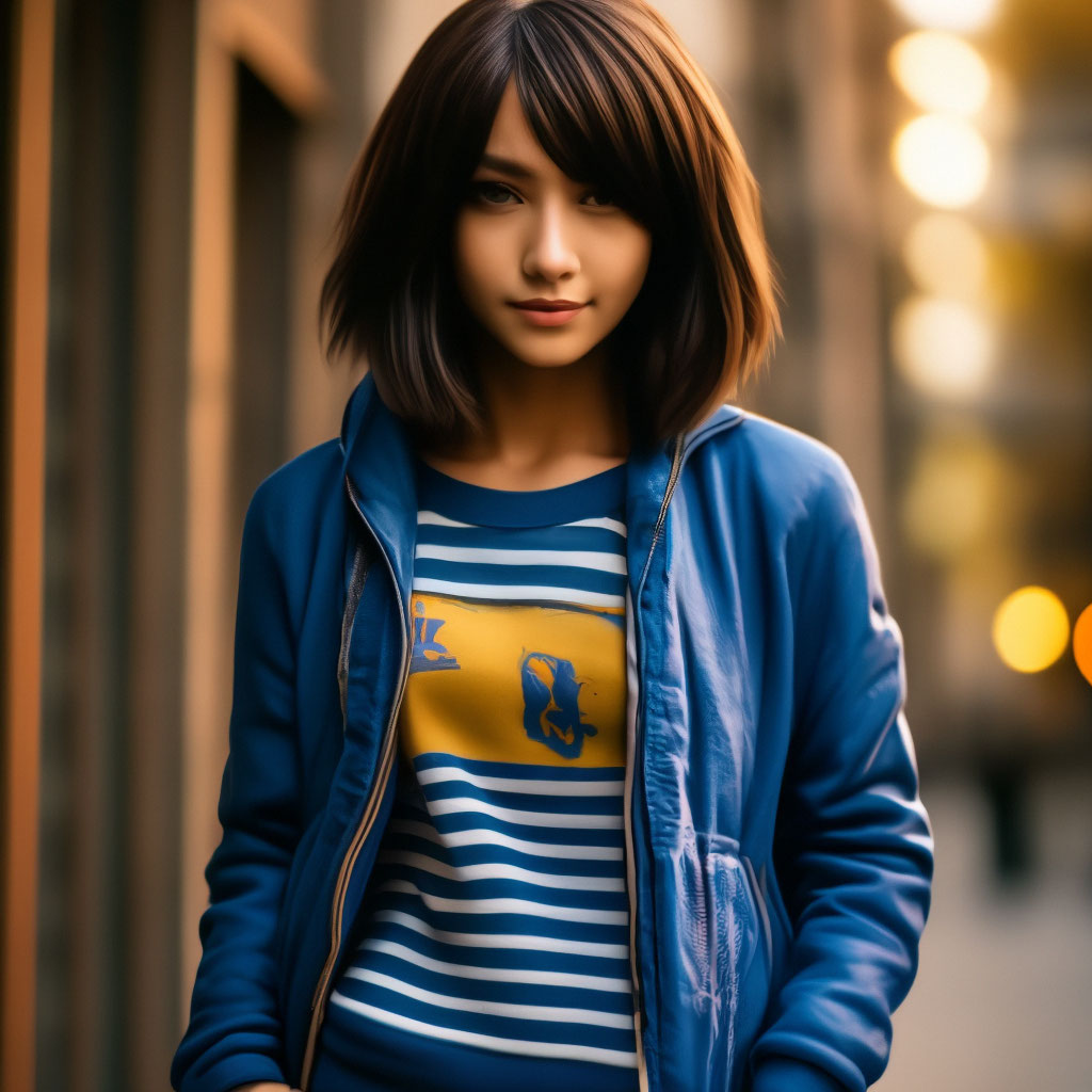 "Frisk from the game undertail realism. Yellow skin tone, narrow eyes ...