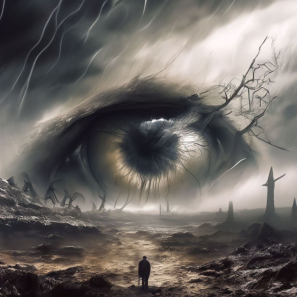 "All seers of the eye" — image created in Shedevrum