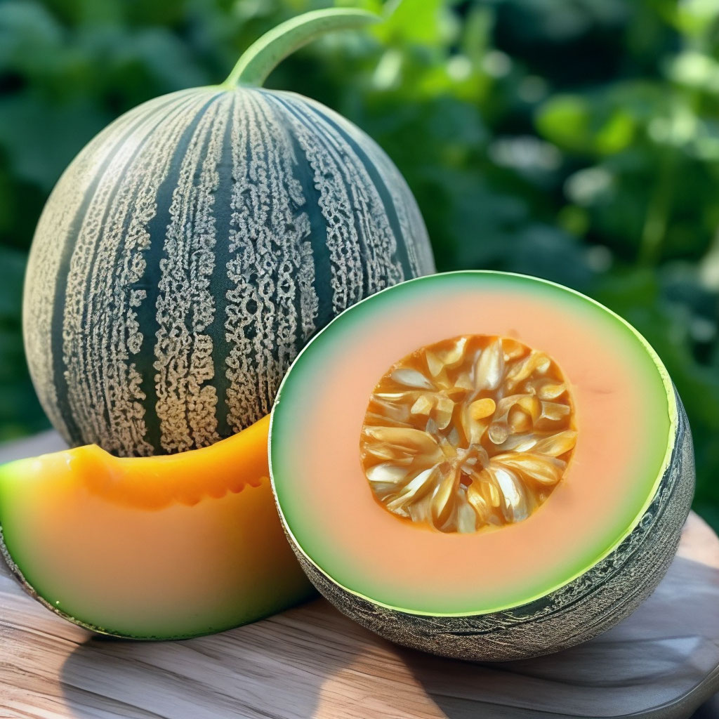 "Melon variety charente" — image created in Shedevrum