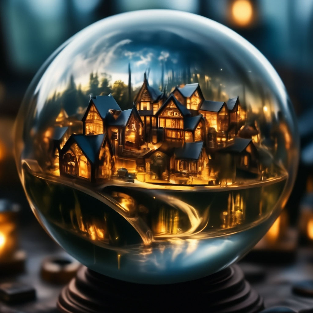 A Glass Ball And Inside The Ball Is A… — Image Created In Shedevrum