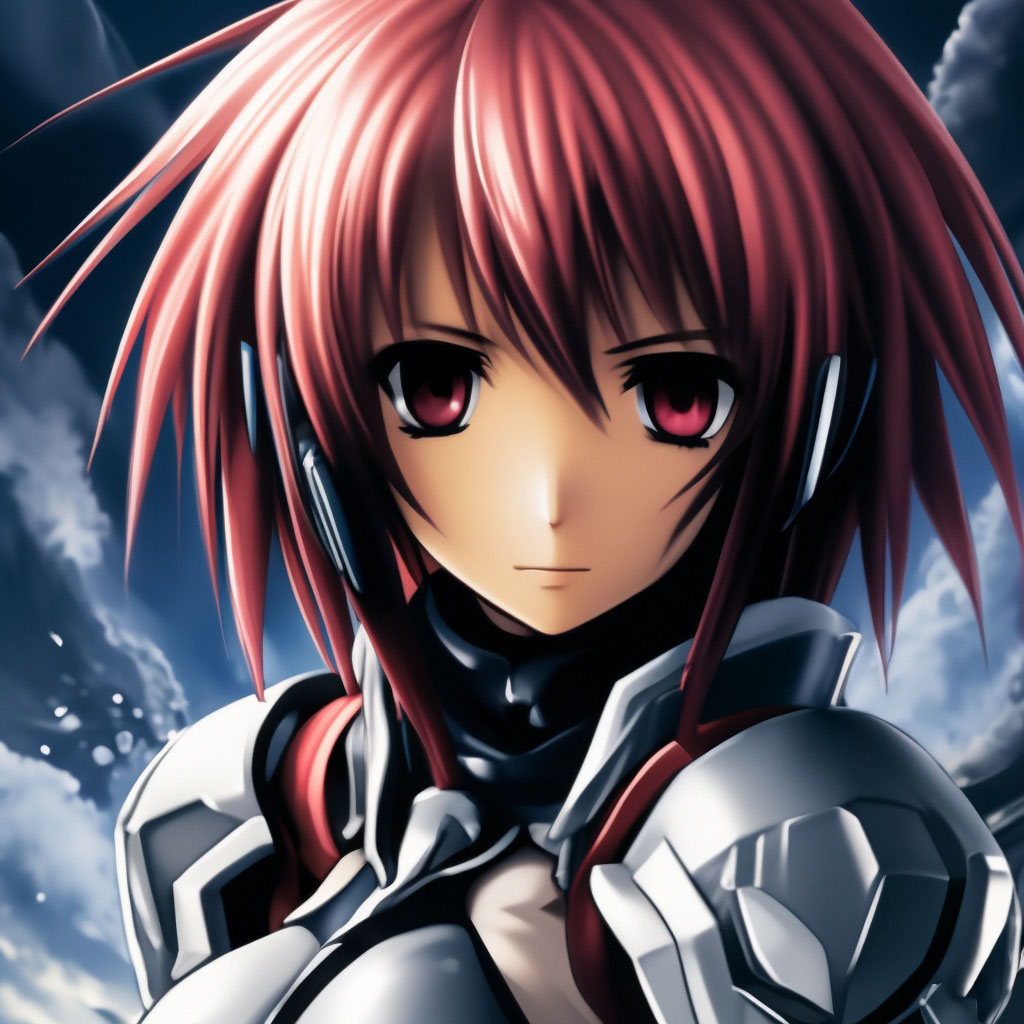 "Ikaros anime Sora no Otoshimono" — image created in Shedevrum