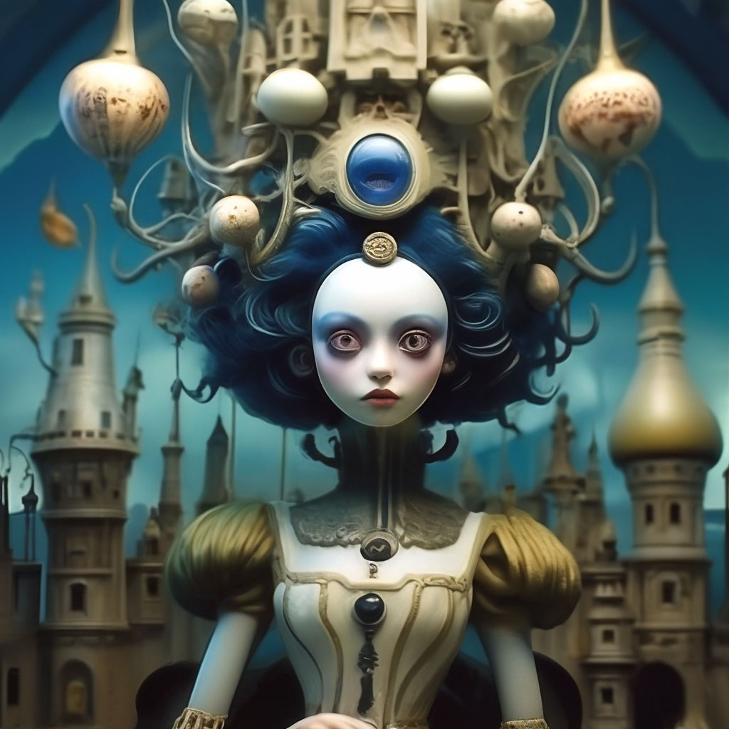 "Bes/order Beautiful, hyperrealism, mystical, Tim Burton style" — image ...