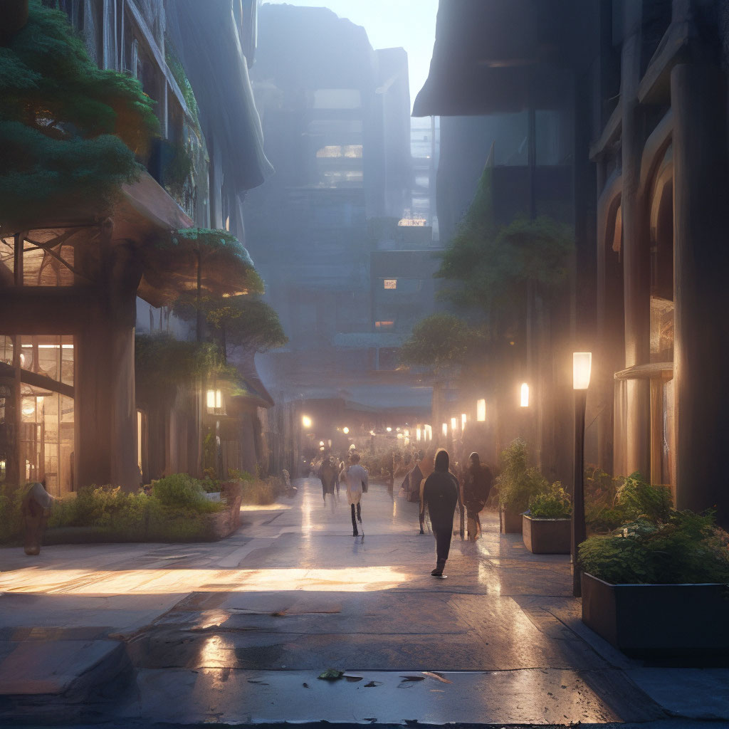 "Textured work, urban landscape,decorative landscape, realistic, high ...