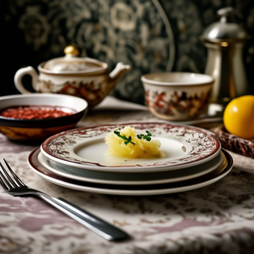 "Dishes of the USSR" — image created in Shedevrum