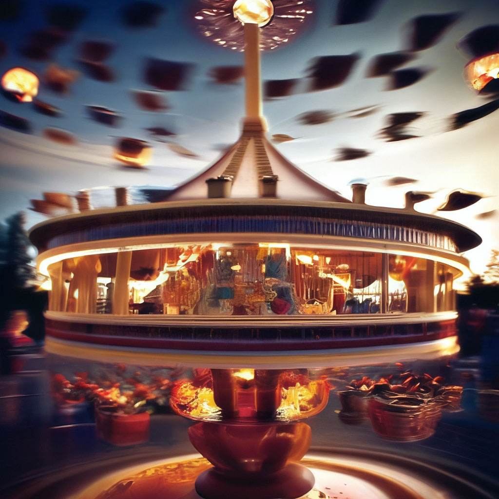 "The Earth is spinning, like a carousel in childhood, And the Winds of ...