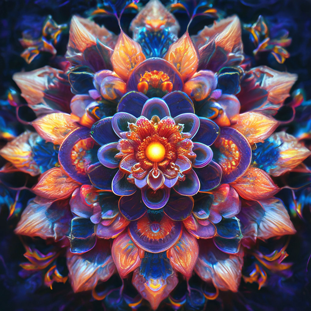 "Mandala of love, volumetric, ISO 100, high detail, f/2.8, pixel ...