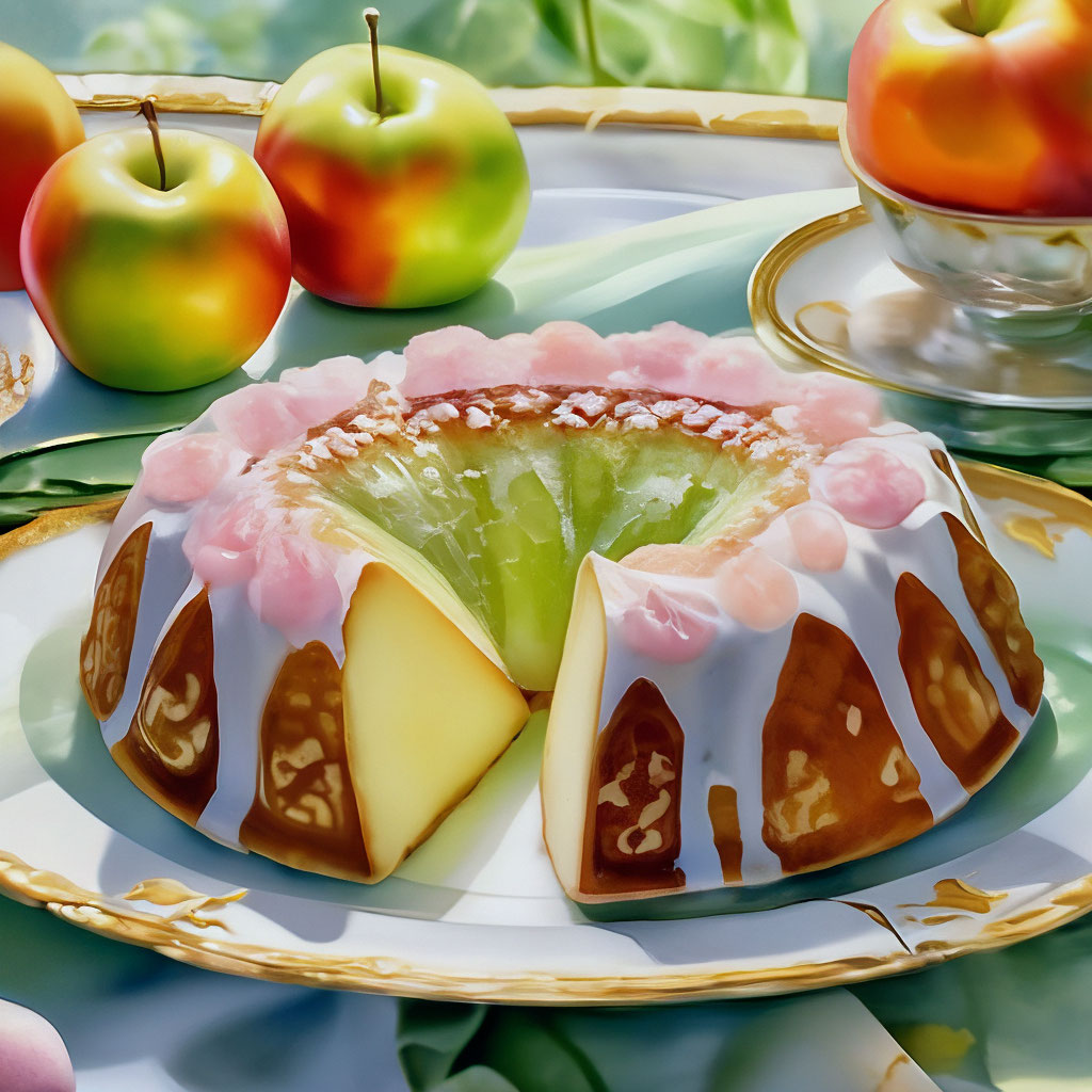"Delicate watercolor, hyperrealism, pastel colors, detailed drawing ...