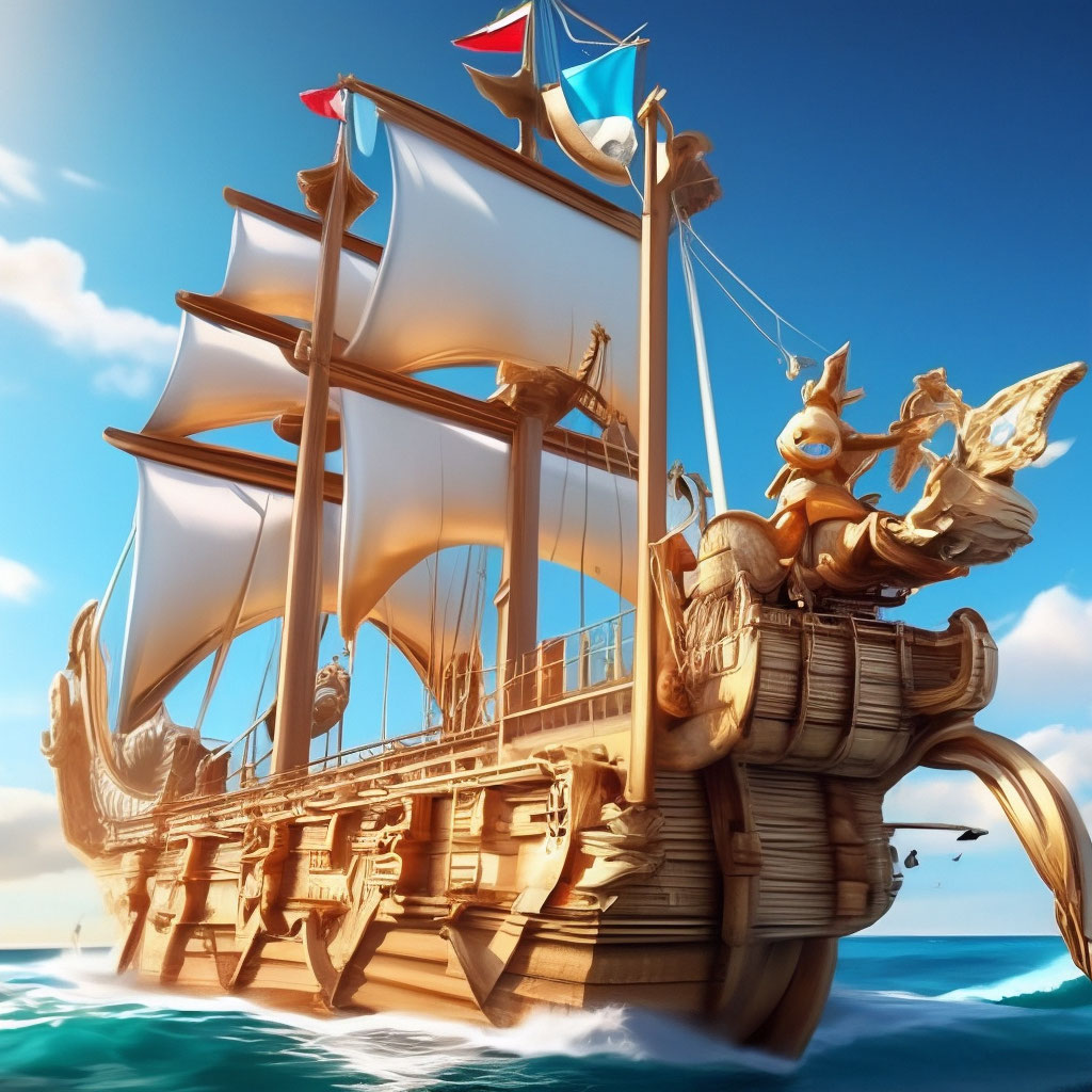 "A beautiful, fabulous, high-speed ship made of talking wood, with a ...
