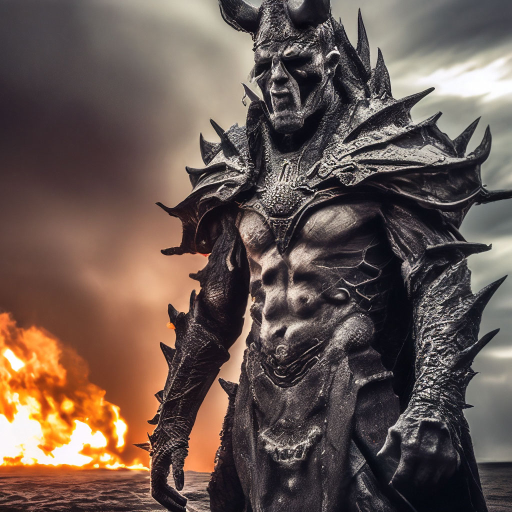 "Prince of hell asmodeus , aesthetically pleasing, realistic ...