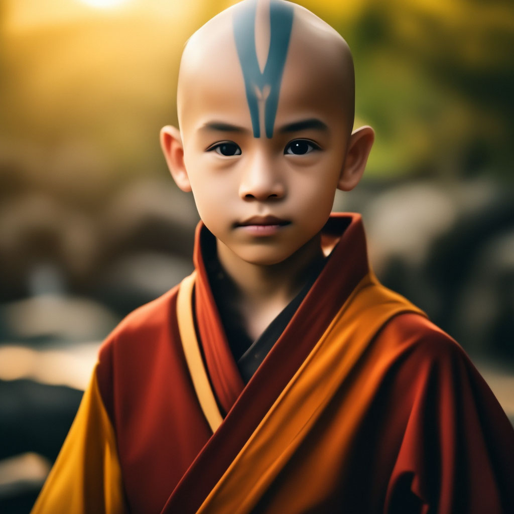 "Son of Avatar Aang and Toph" — image created in Shedevrum