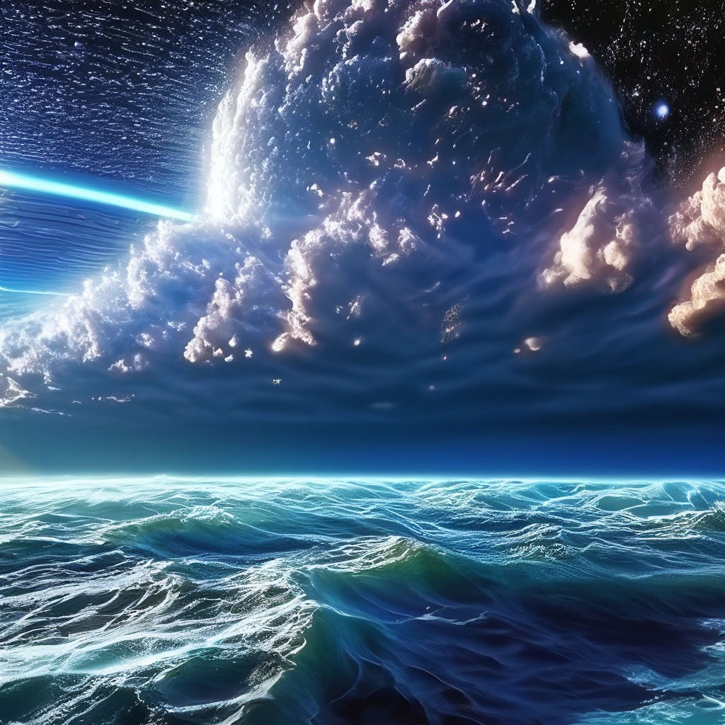 "Ocean in space And to be more precise – a huge cloud of water vapor ...
