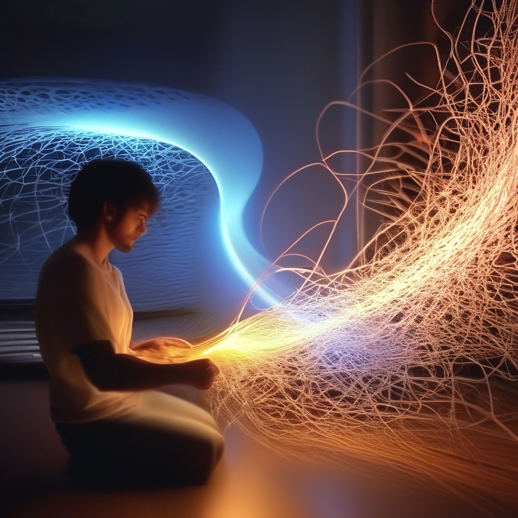 "The string effect, string theory, everything is one, a person loses ...