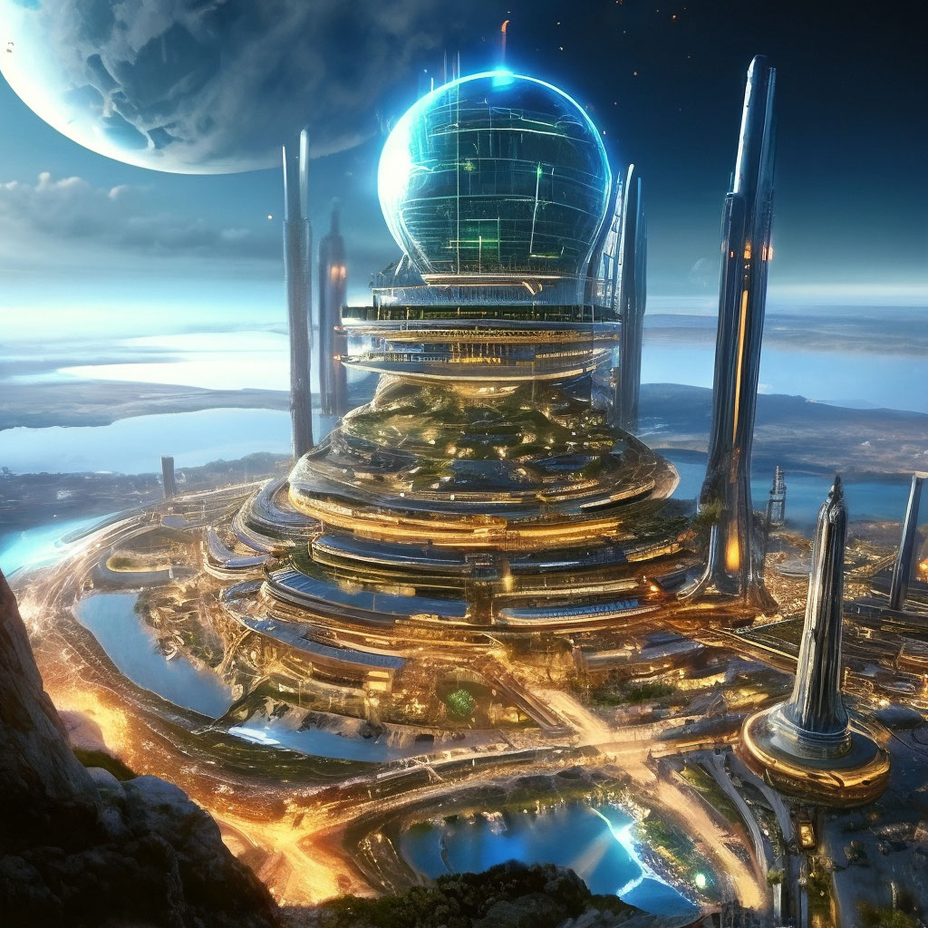 "Hyperborea, the great land of the ancients, a fantastic city of high ...