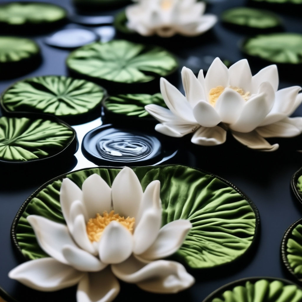 "🤬 the bed is mastic a lot of it in the water noir water lilies ...