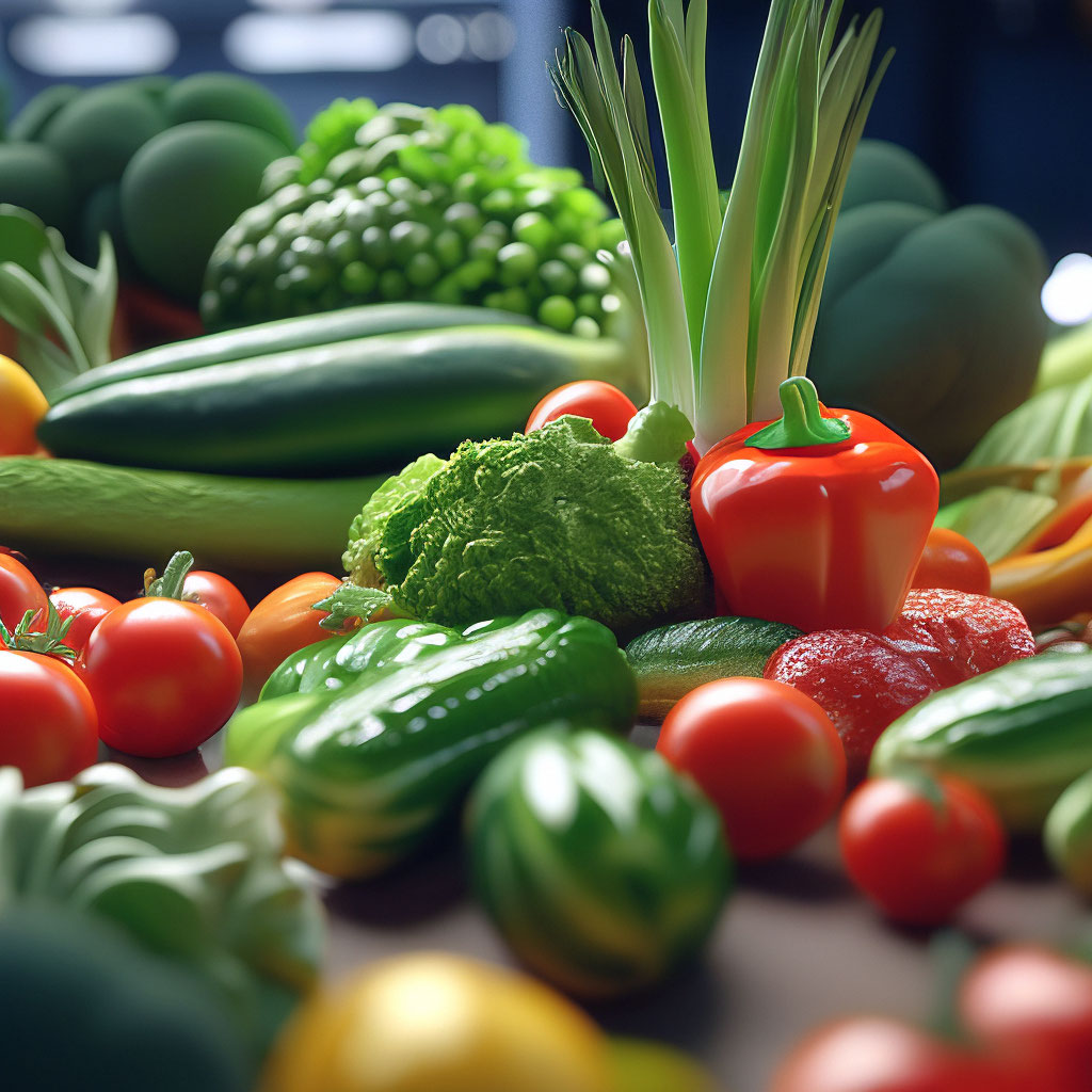 "Vegetable tango cinematic, hyperdetalization, real photo. 4D ...