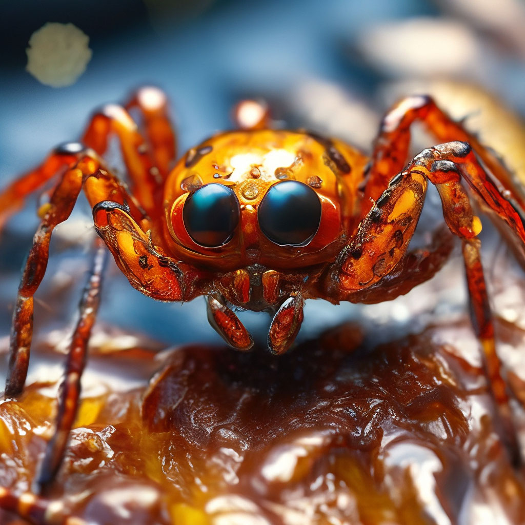 "Very cute beautiful exquisite hyperrealistic detailed spider, 32k, oil ...