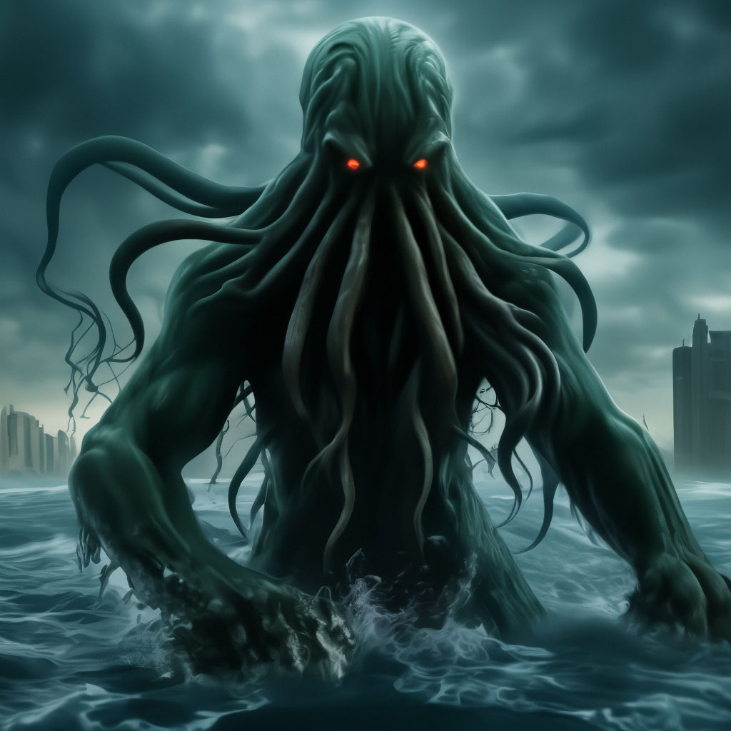 "Cthulhu Water" — image created in Shedevrum