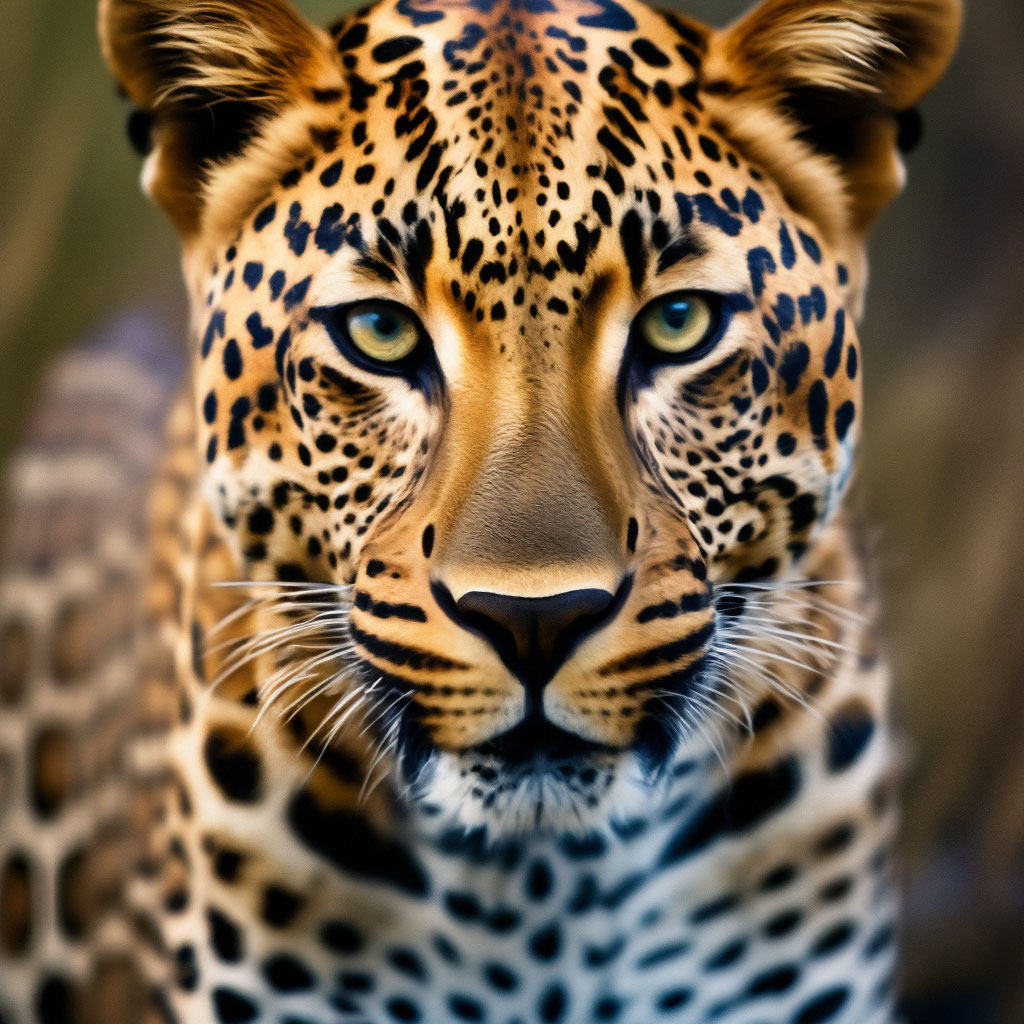 "Leopard…" — image created in Shedevrum