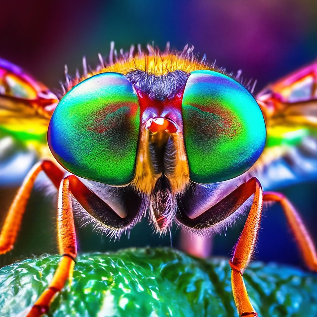 "Fly TSOKOTUKHA an inexplicable funny rainbow fly with beautiful curly ...