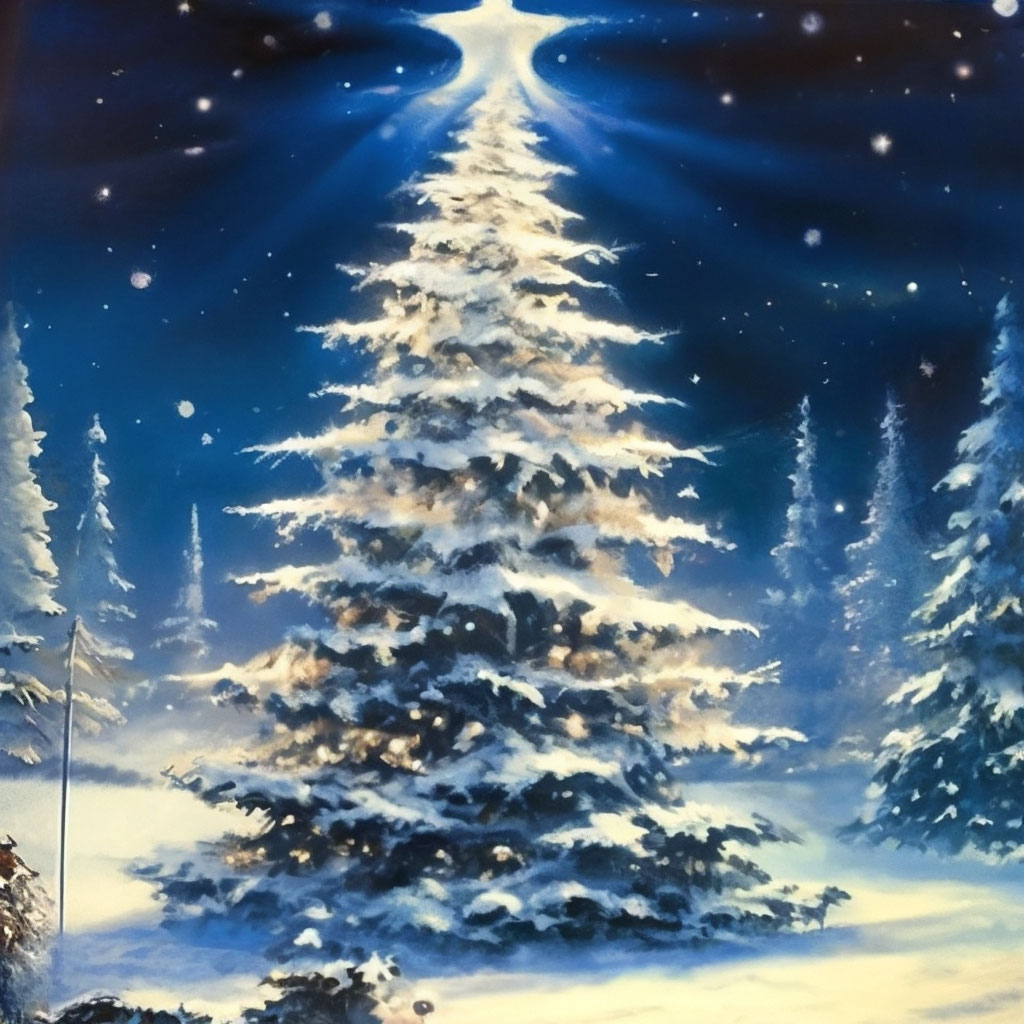"A fabulous Christmas, a magnificent Christmas tree, elegantly ...